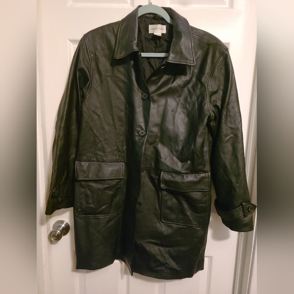 Newport News | Jackets & Coats | Newport News Black Leather Jacket ...